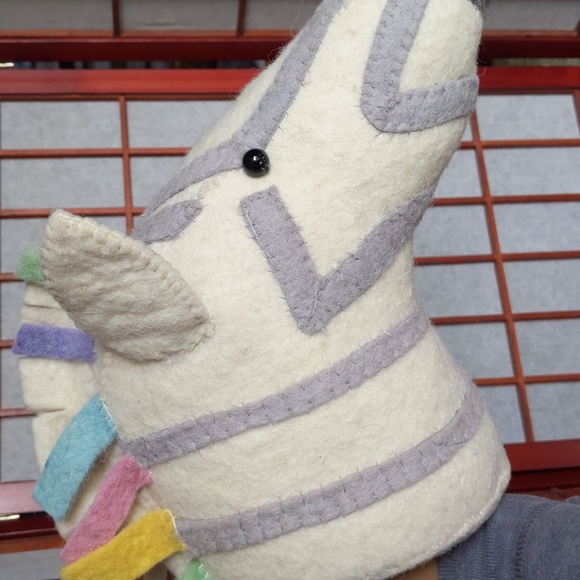 Wall Decor | Zebra Head Felt Wall Mount | Poshmark